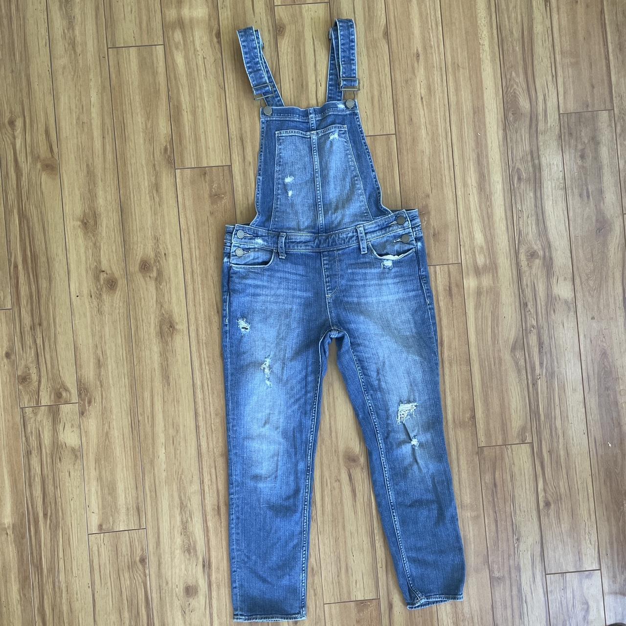 PAIGE Denim Lightly Distressed Overalls 98% Cotton... - Depop