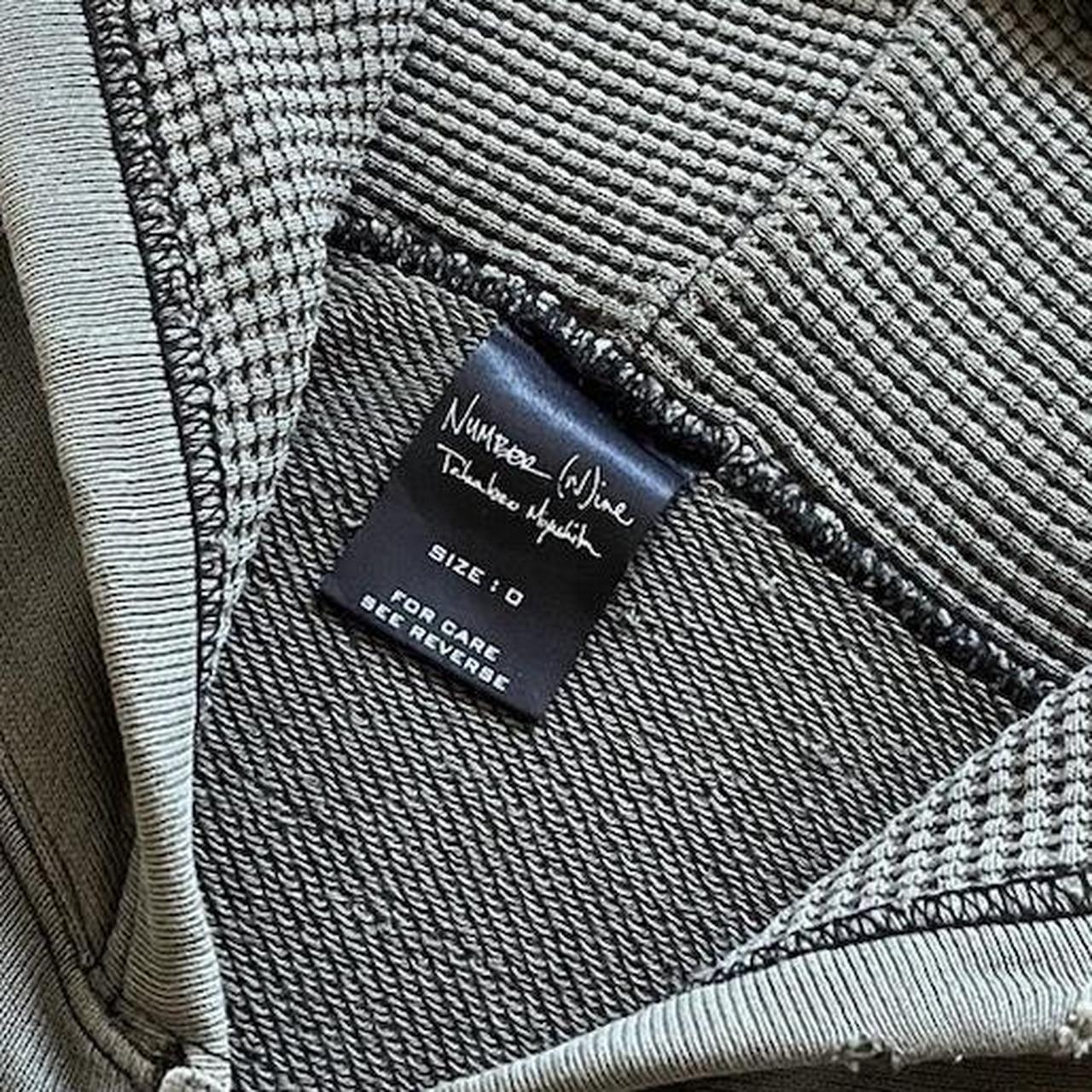 SS04 number nine double skull zip hoodie size 0 fits... - Depop