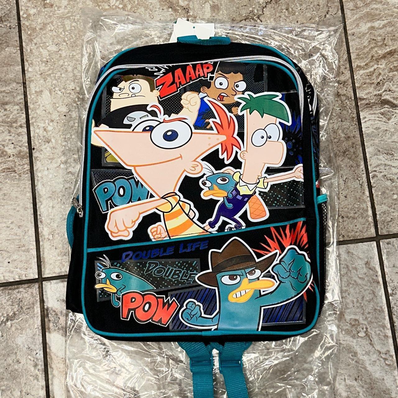 DISNEY XD PHINEAS & FERB BACKPACK, PERRY THE... - Depop