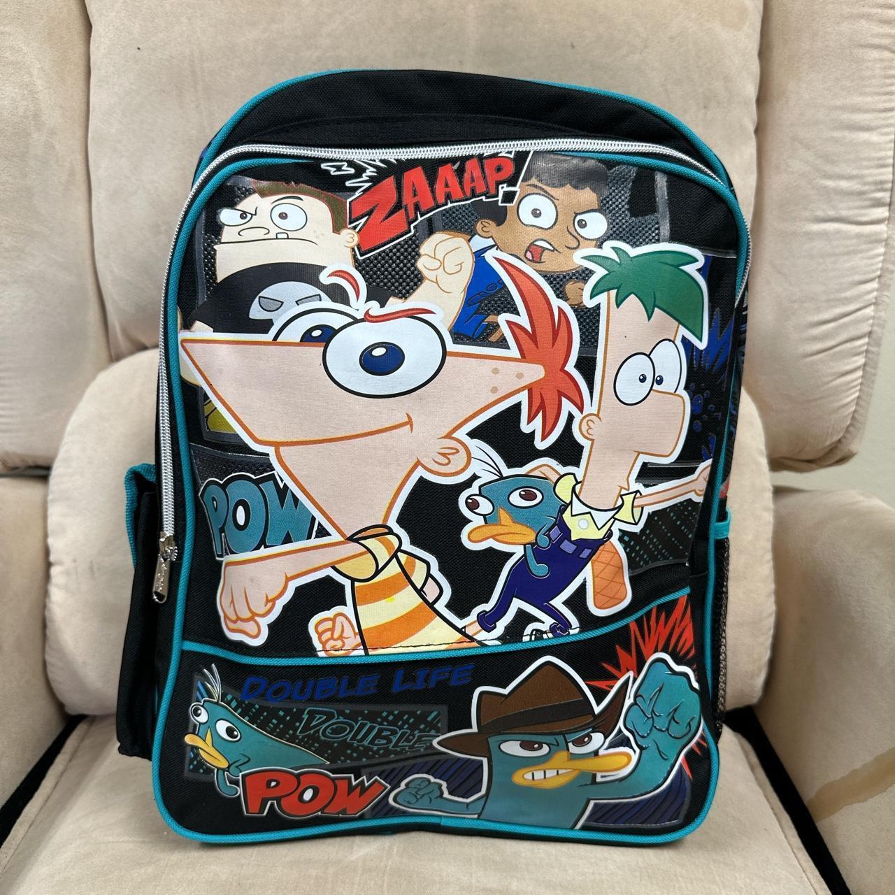 DISNEY XD PHINEAS & FERB BACKPACK, PERRY THE... - Depop