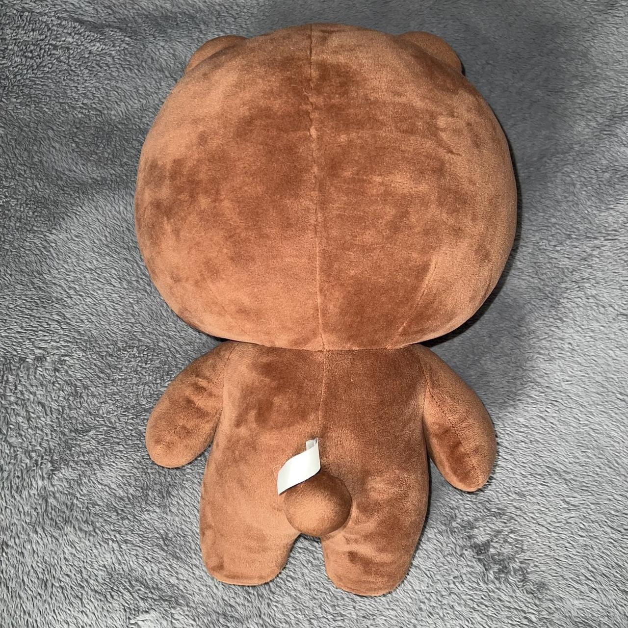 🧸 16” Authentic LINE Friends BROWN Plush 🧸 In great... - Depop