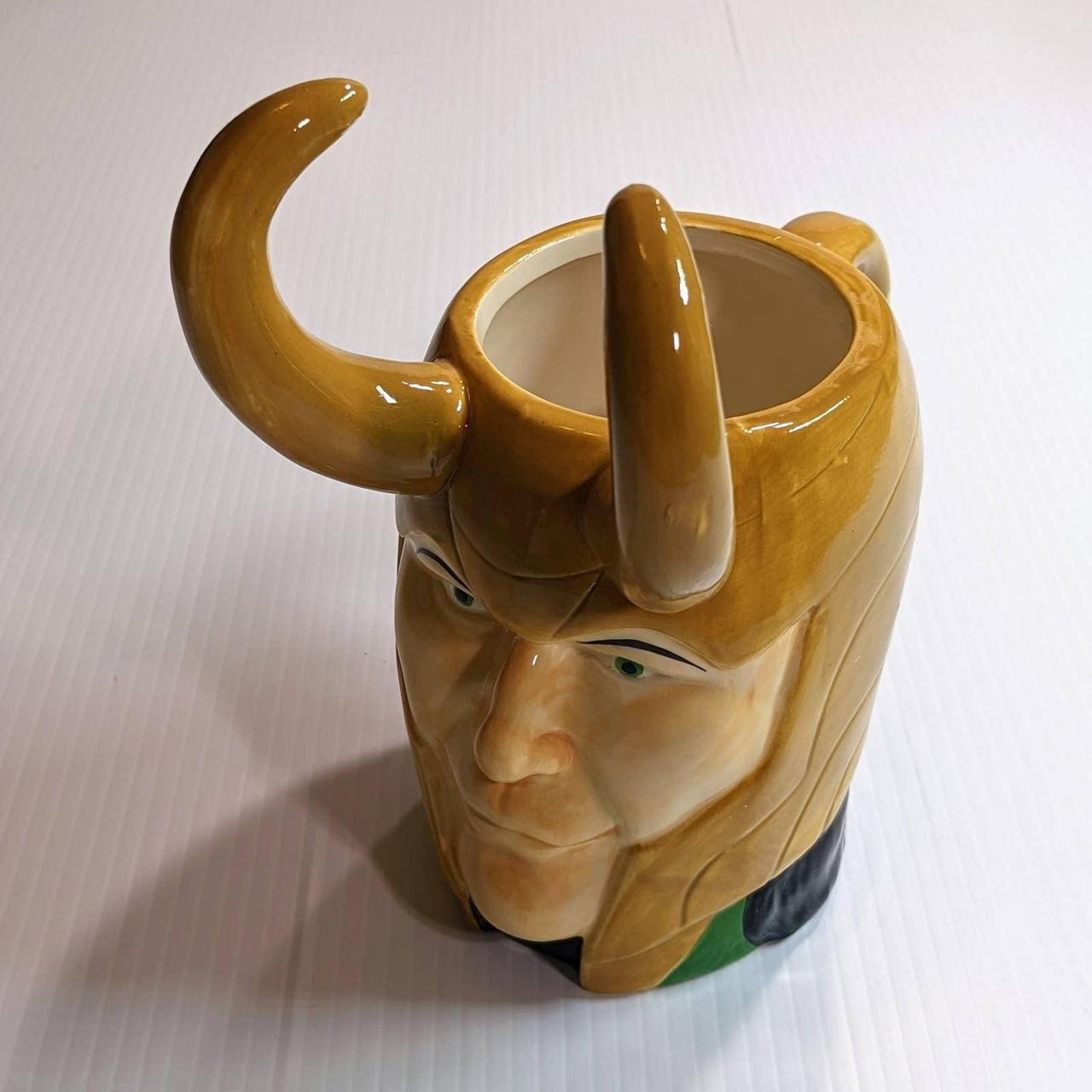 Official Marvel Loki Ceramic Molded Mug. NYC Comicon... - Depop