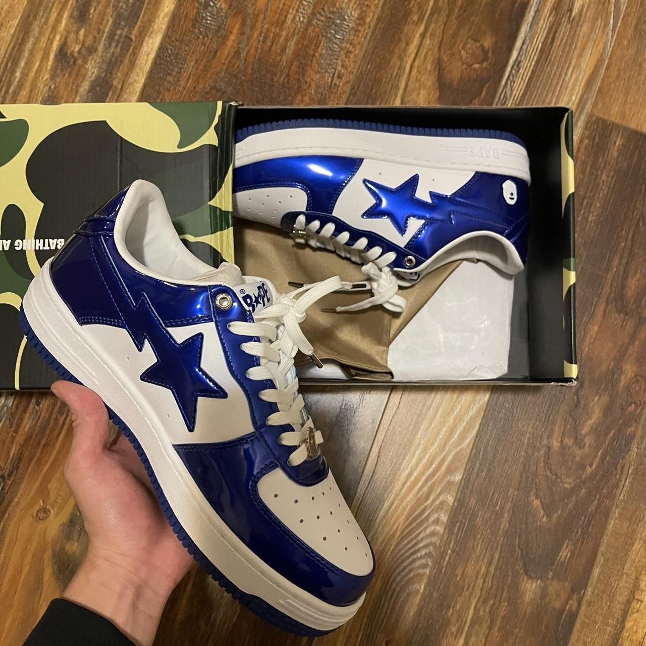 Bathing Ape “Royal Blue” Bapstas - BAPESTA - SIZE... | Depop