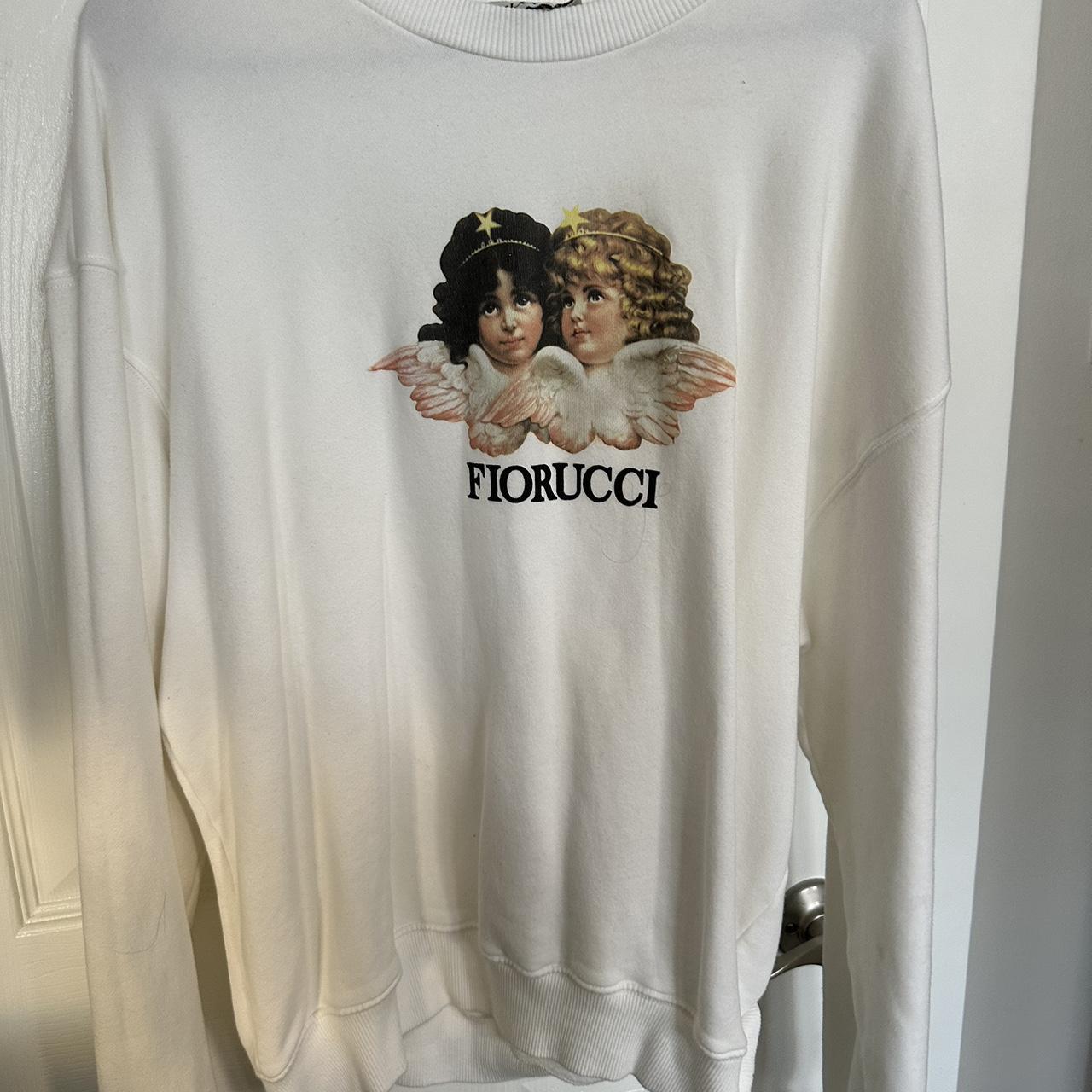 Fiorucci Angels Large Crew neck sweatshirt - Depop