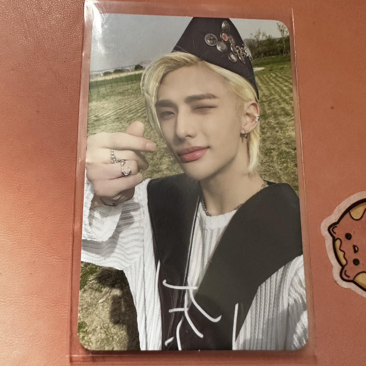 stray kids hyunjin official photocard from... - Depop