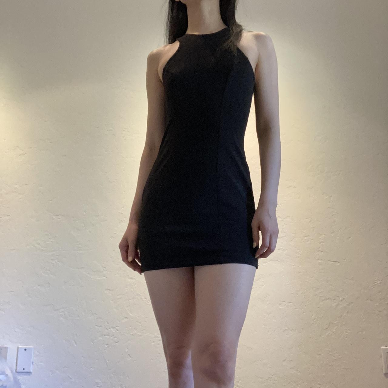 Simple fitted mini dress by Lip Service Made in... - Depop