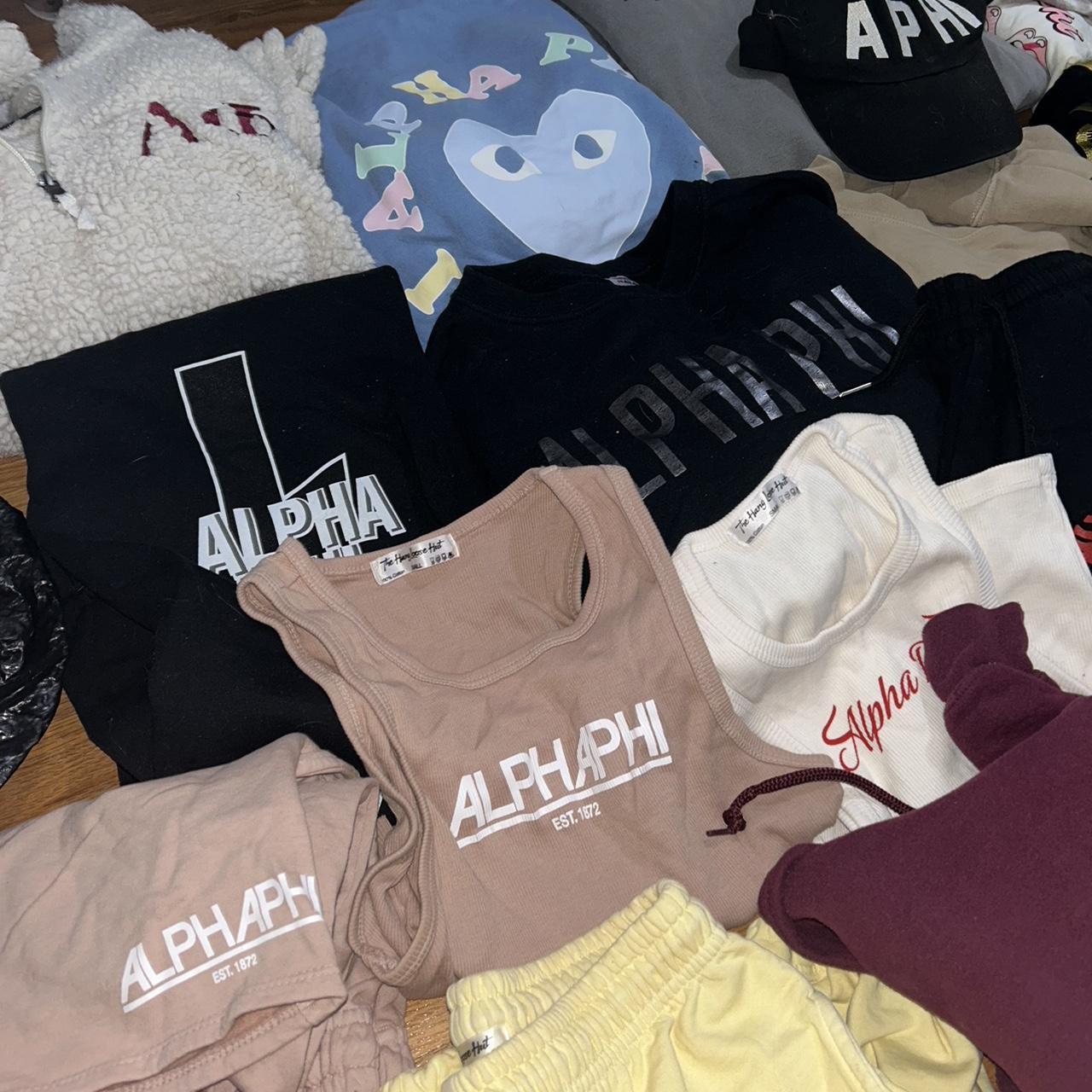 Big bag of alpha phi clothes… matching sets,... - Depop