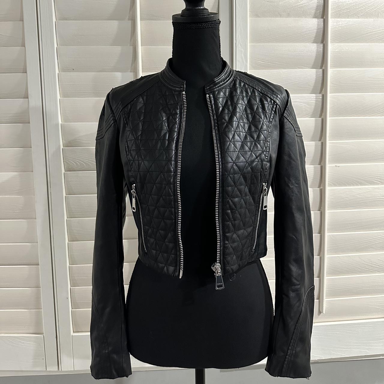 Bebe jacket size XS Damage on back side as seen in... - Depop
