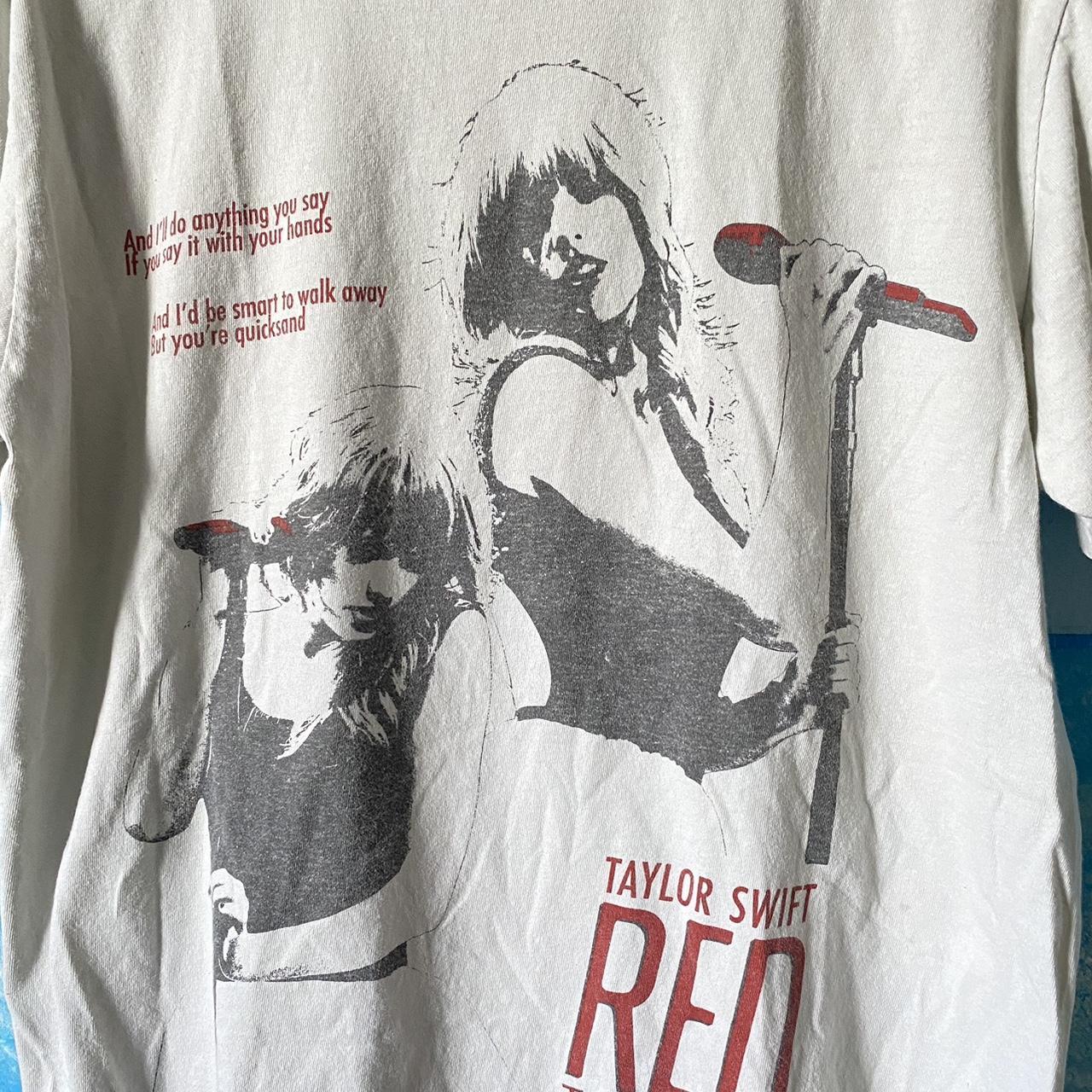 Taylor Swift “Red Taylor’s Version” T shirt Size... - Depop