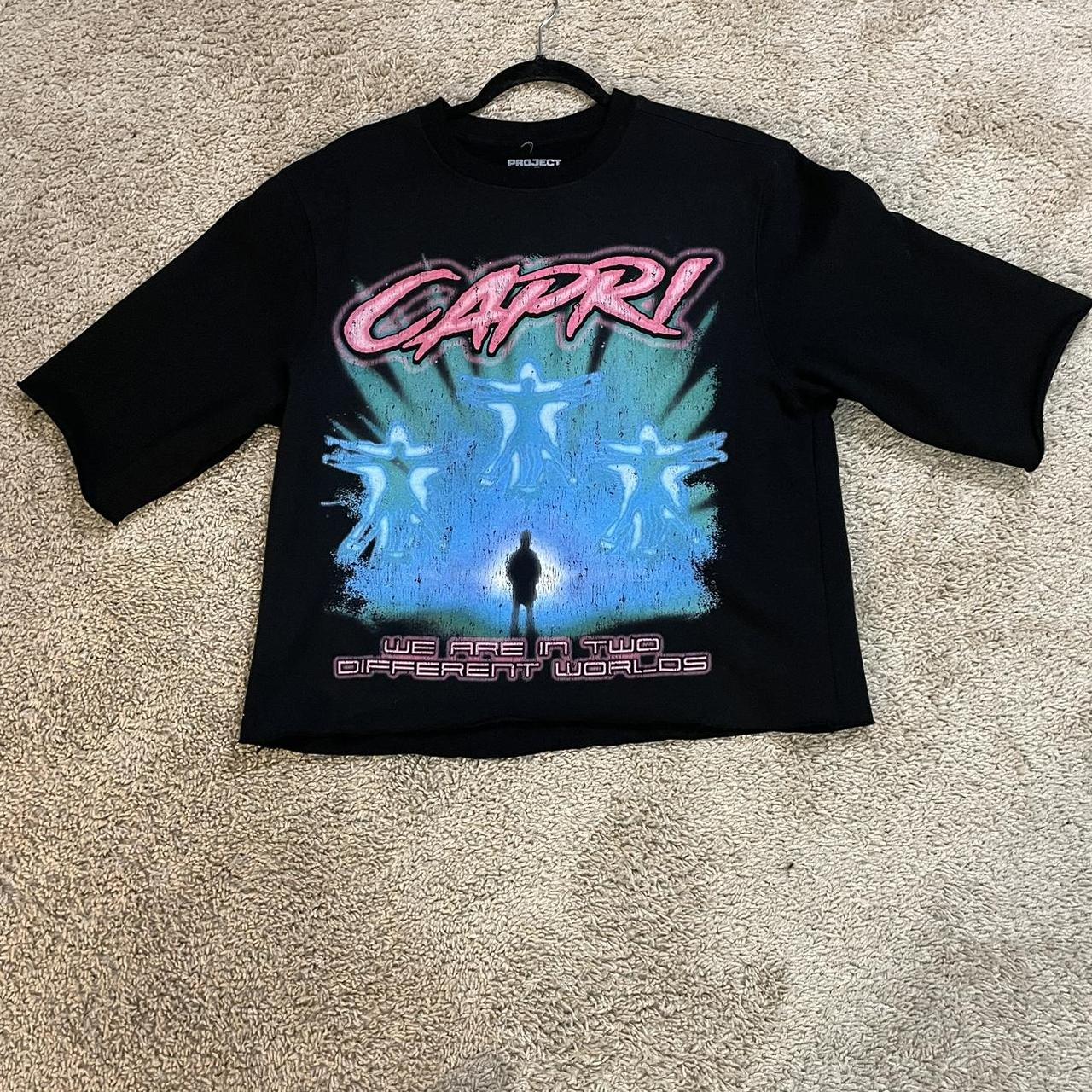 Project capri Project capri cropped tee Worn a few... - Depop