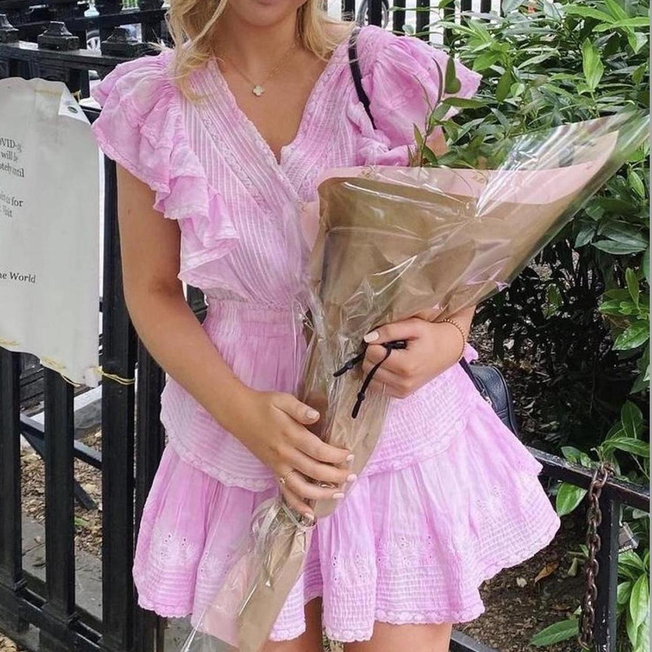 Repop! Love Shack Fancy dress in pink! In great... - Depop