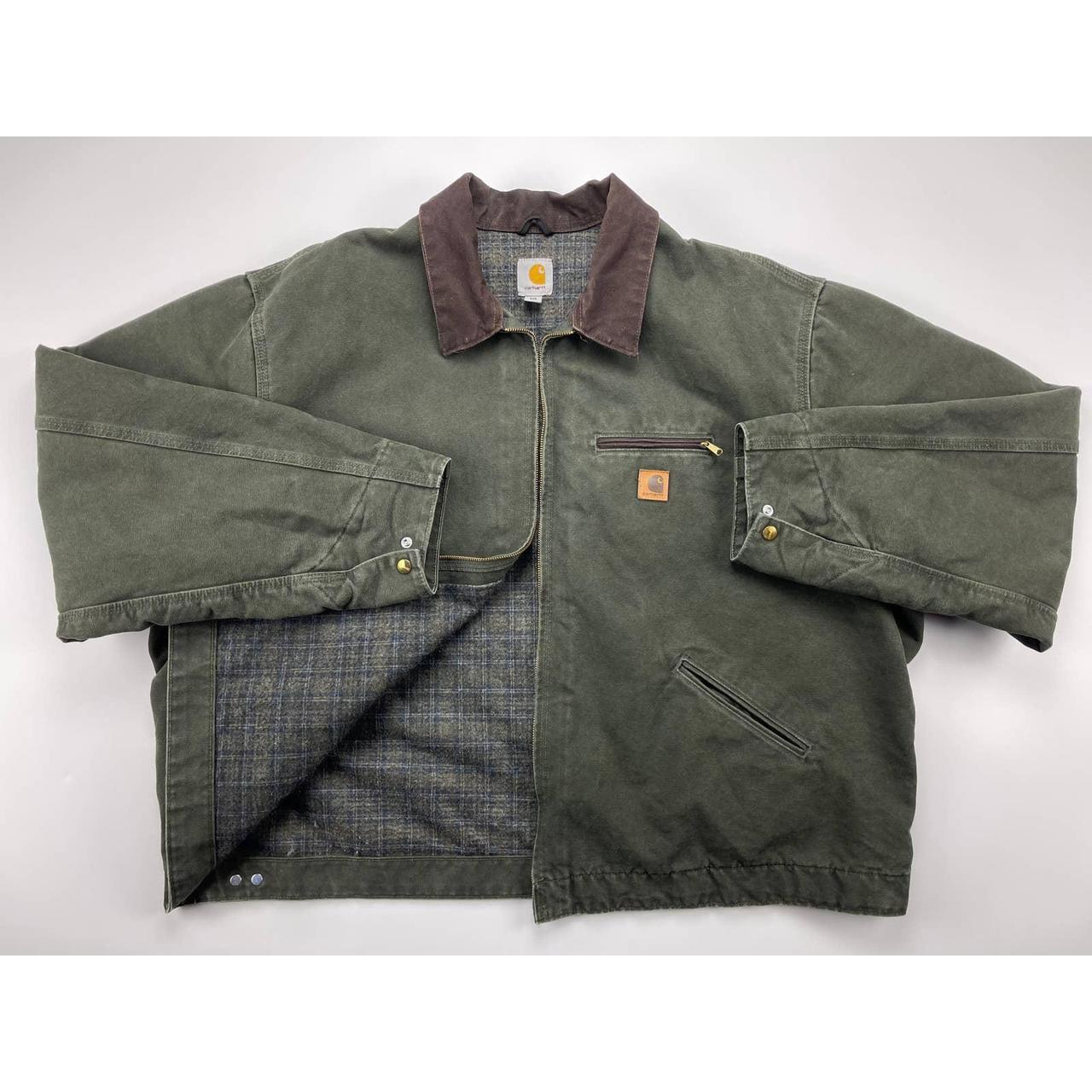 Carhartt Men's Green Jacket | Depop