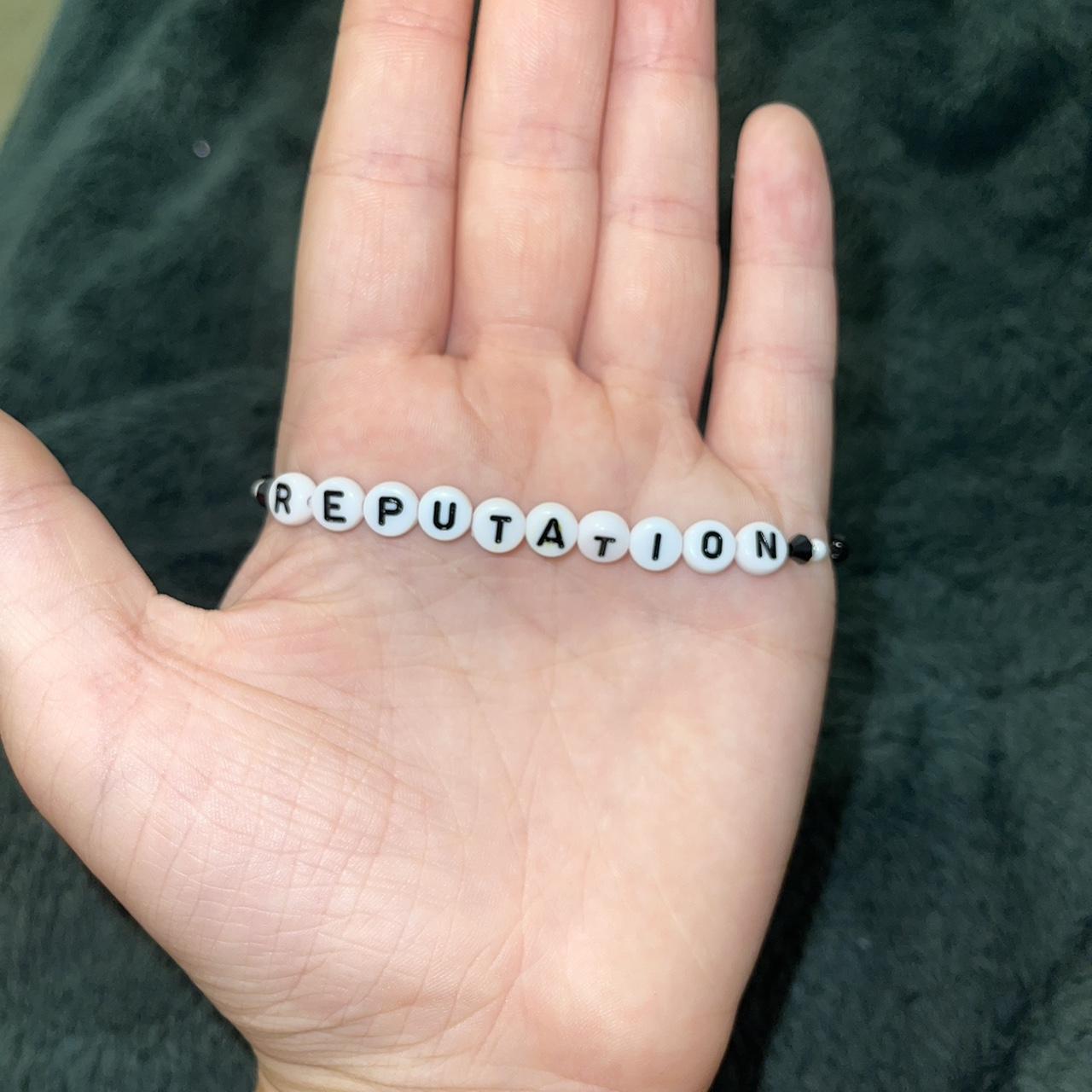 Reputation inspired bracelet Handmade, Taylor... - Depop