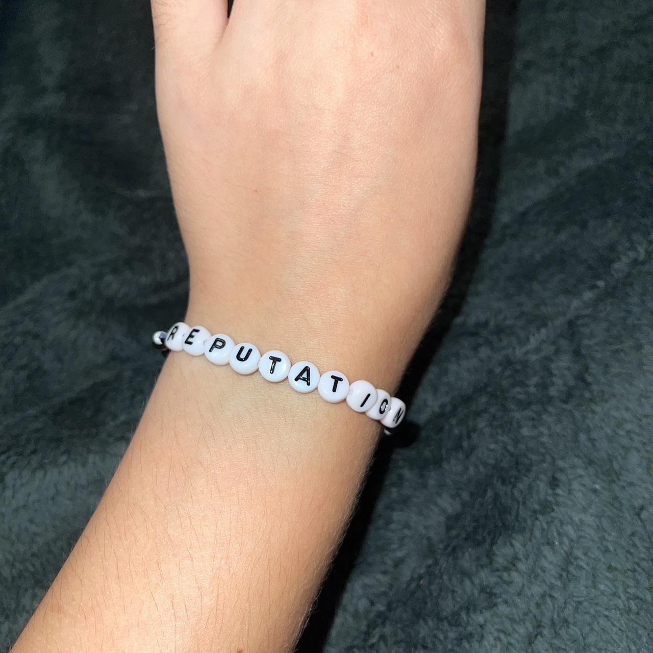 Reputation inspired bracelet Handmade, Taylor... - Depop
