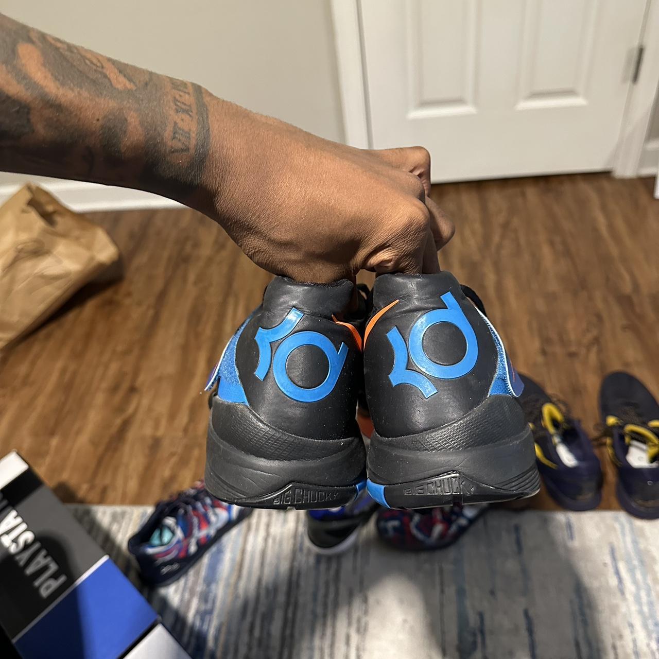 Kd 4 “Okc Away” Size 13 Great condition 100%... - Depop