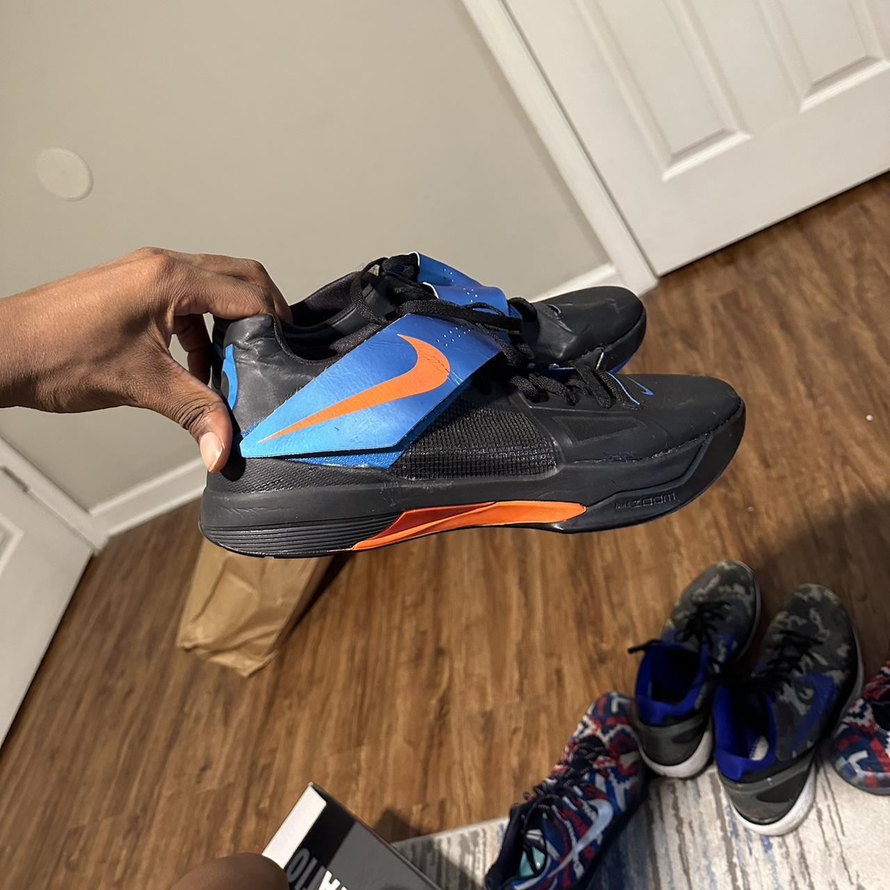 Kd 4 “Okc Away” Size 13 Great condition 100%... - Depop