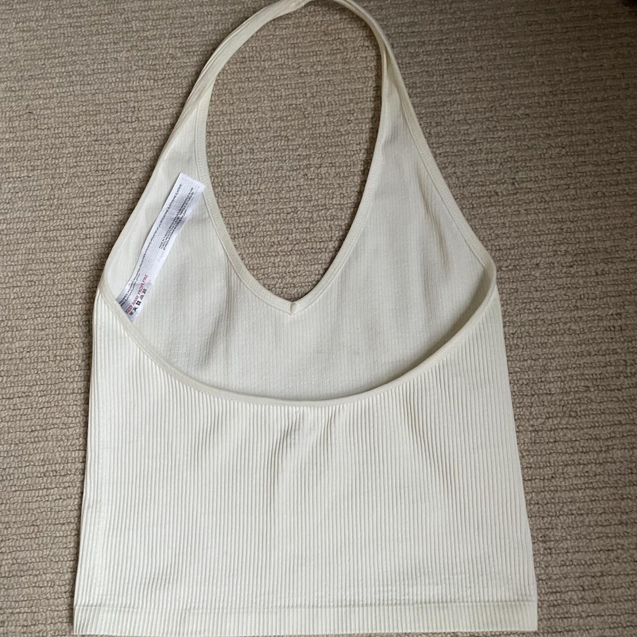 White urban halter neck top | Depop
