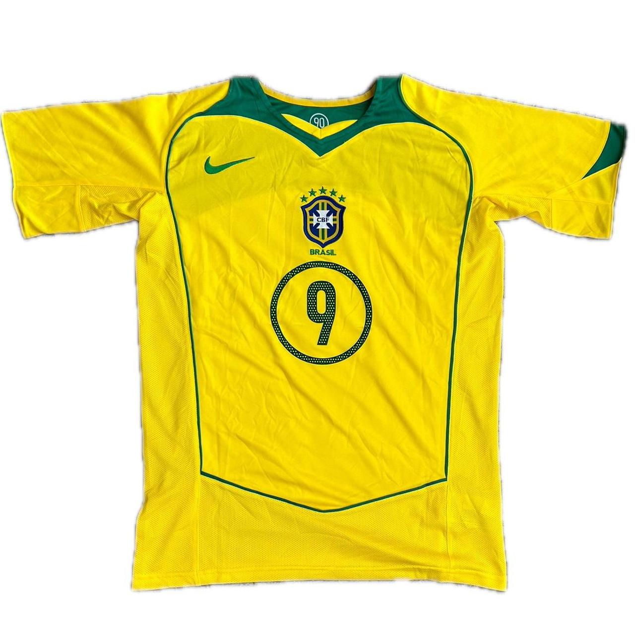 Retro R9 Brazil 2004 Home Kit Men’s Large 10/10... - Depop