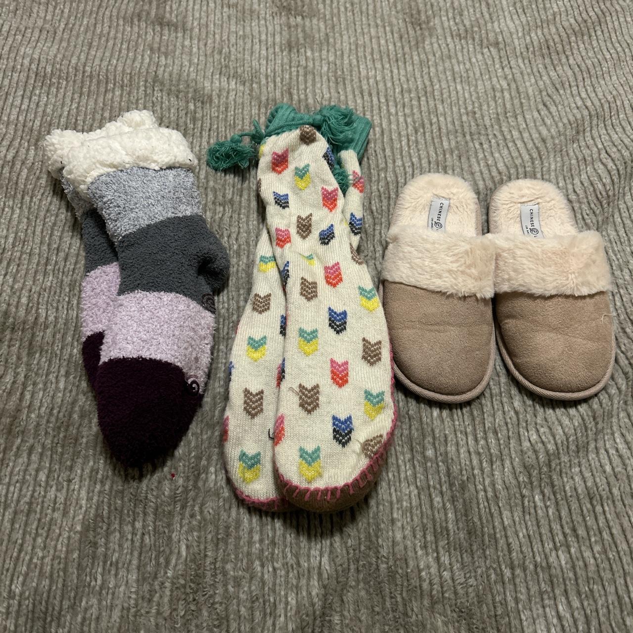 Slippers 3 pack M/L Chinese Laundry Slippers -Dirt... - Depop