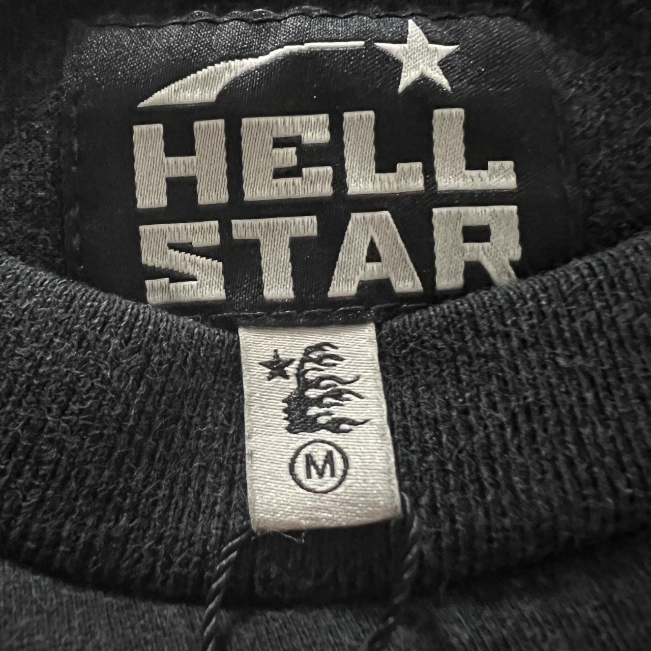 Hellstar jesus qr t shirt Size M fits L Worn once - Depop