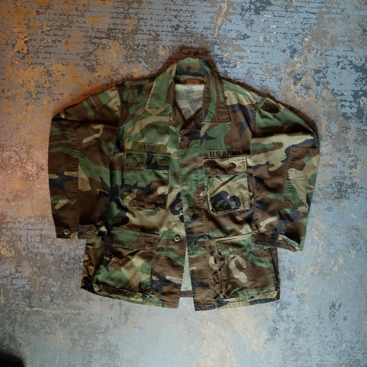 U.S. Army BDU Camouflage Jacket 8th Infantry... - Depop