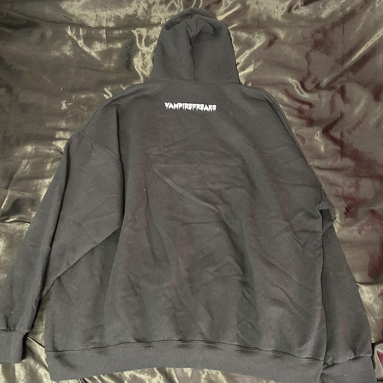 Vampirefreaks hello kitty black hoodie Size 3x... - Depop