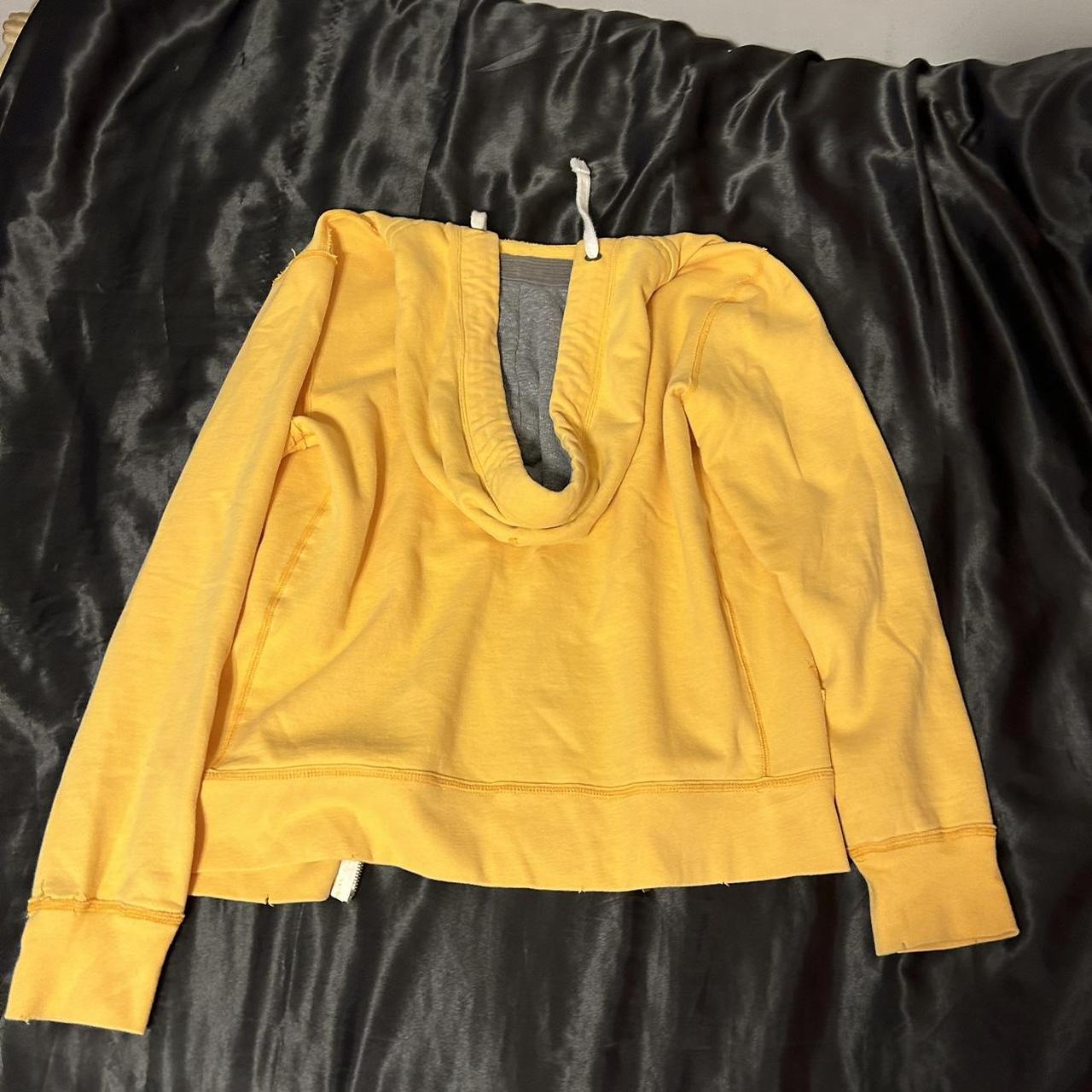 Men’s Aeropostale yellow zip up jacket ZIPPER IS... - Depop