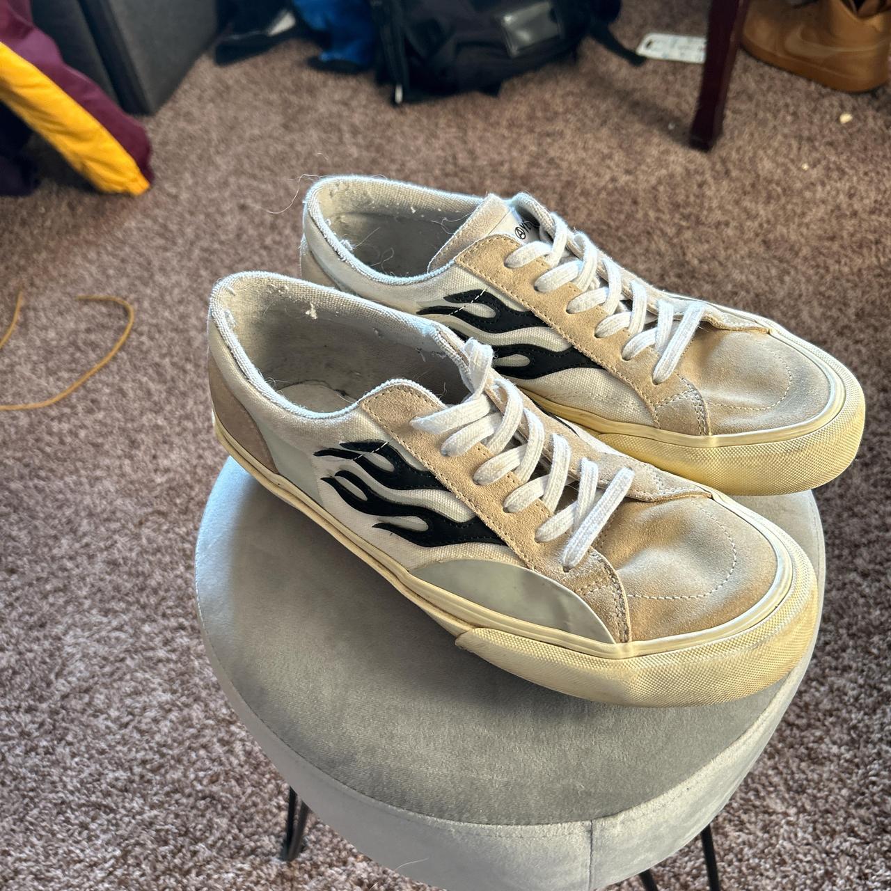 flame straye shoes size 12 worn like three times - Depop