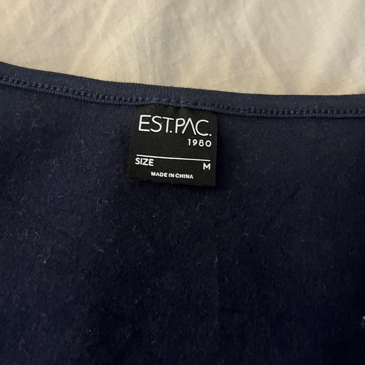 Pacsun navy top. A bit cropped but never worn - Depop