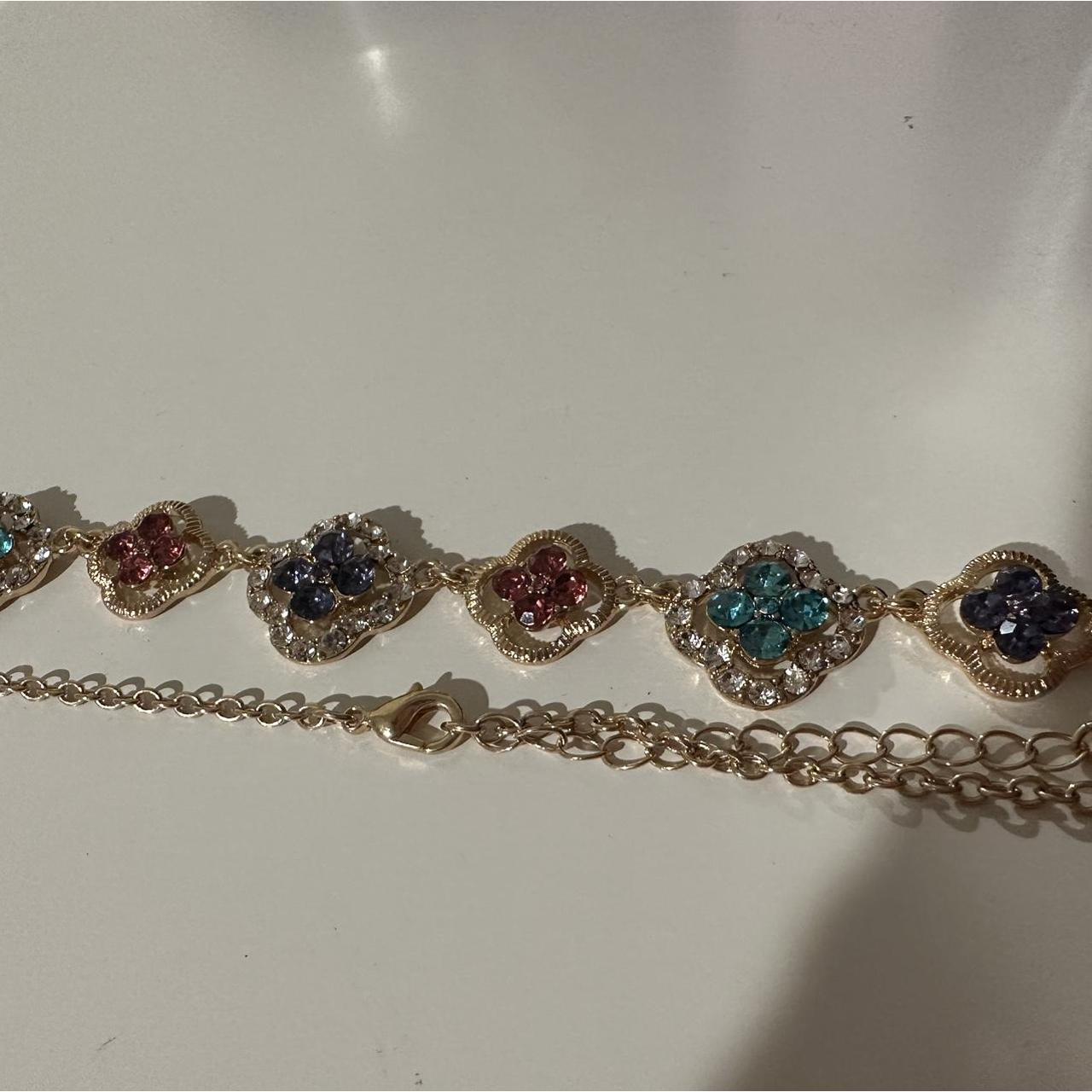 Inspo van cleef style necklace Never worn brand new - Depop