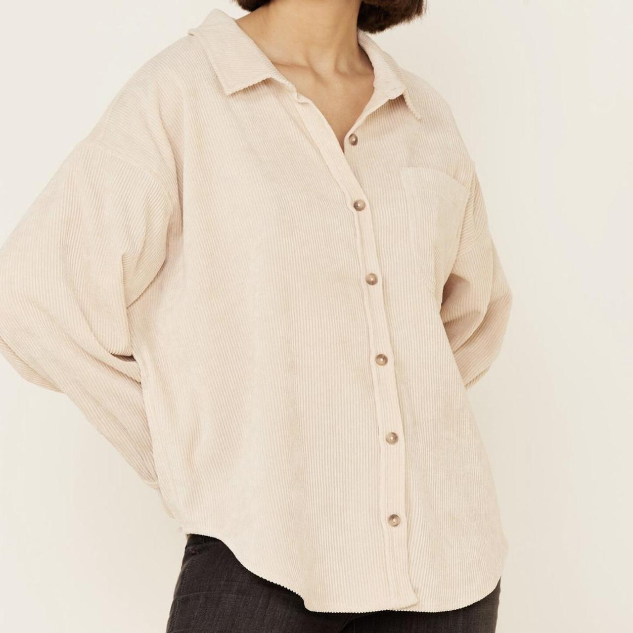 Women's Cream Shirt | Depop