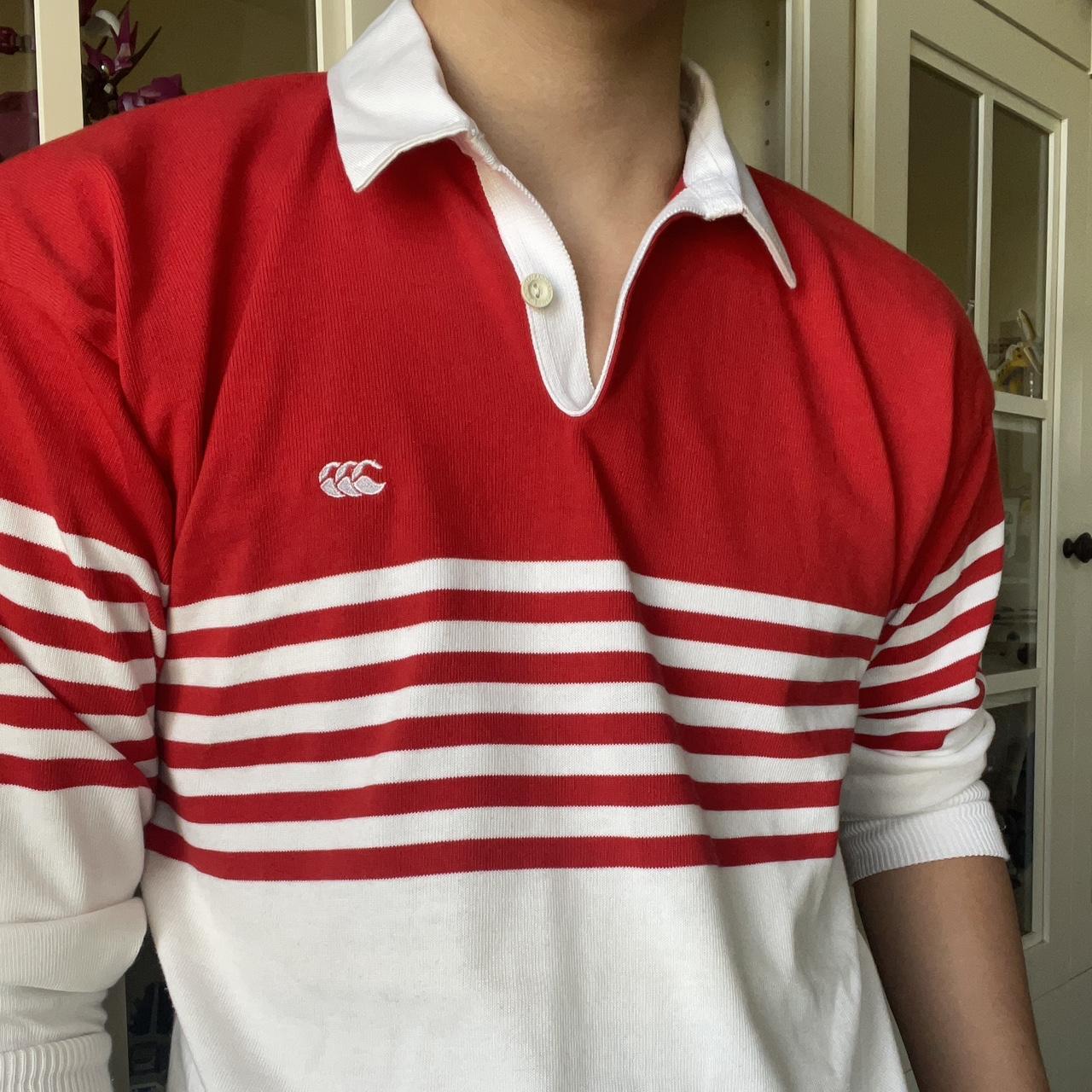🏉 vintage canterbury of new zealand rugby shirt... - Depop