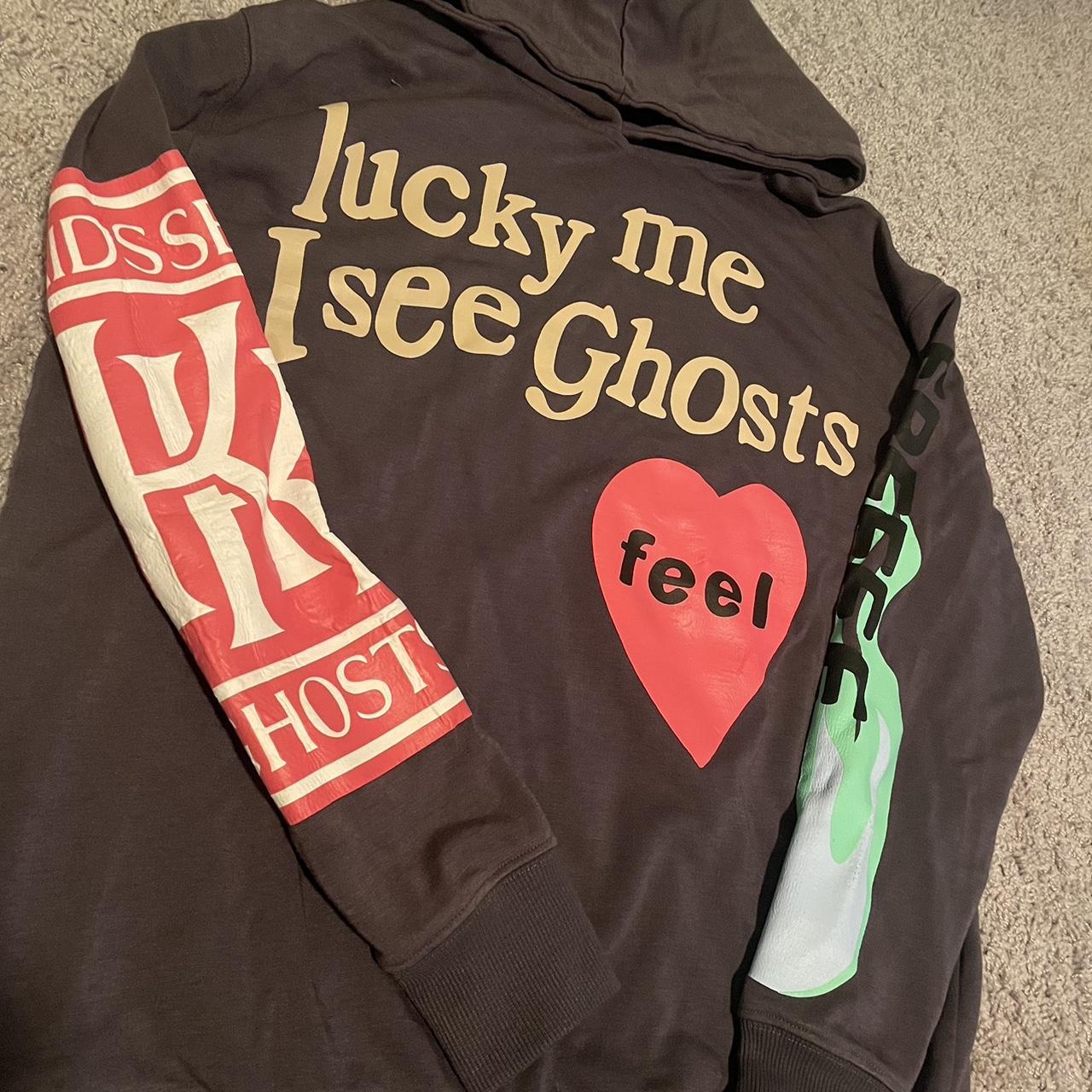Kanye West “Lucky me I see Ghosts” Hoodie - Depop