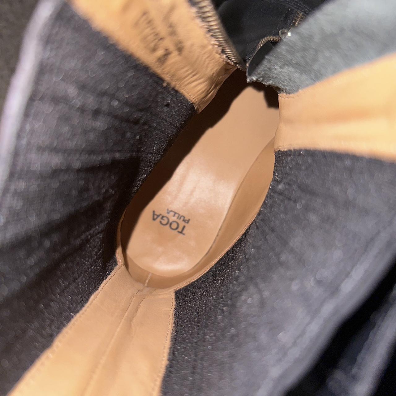 Toga Pulla Black Side Gore Zip Boots —95%... - Depop