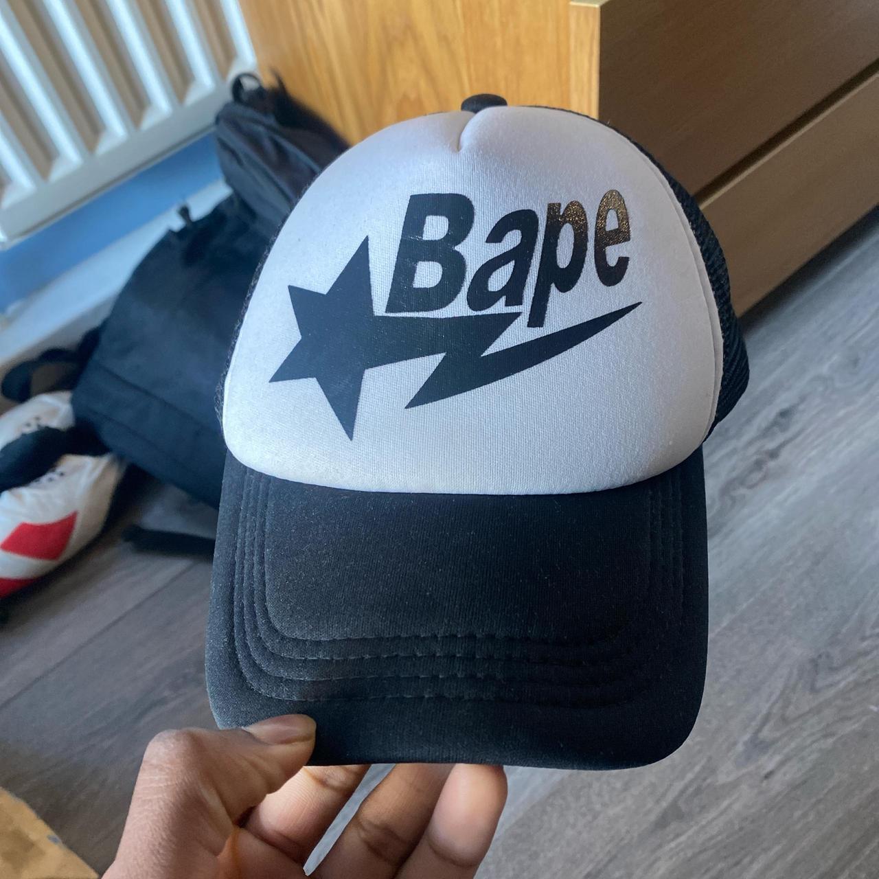 Bape hat in great condition despite being worn.... - Depop