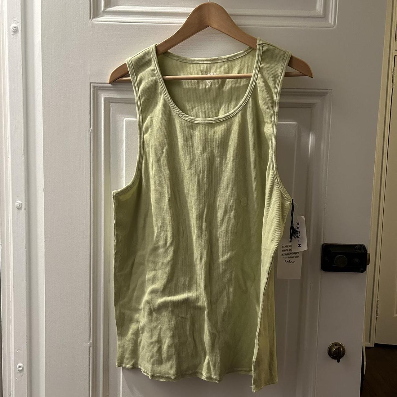 PacSun Men's Green Vest | Depop