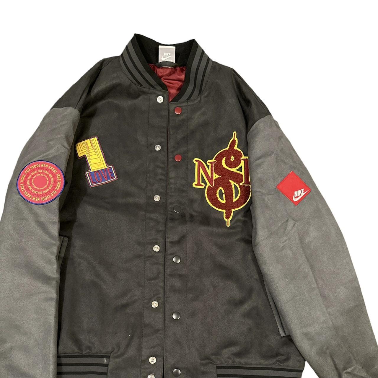 NIKE VINTAGE/VARSITY JACKET #nike #varsityjacket... - Depop