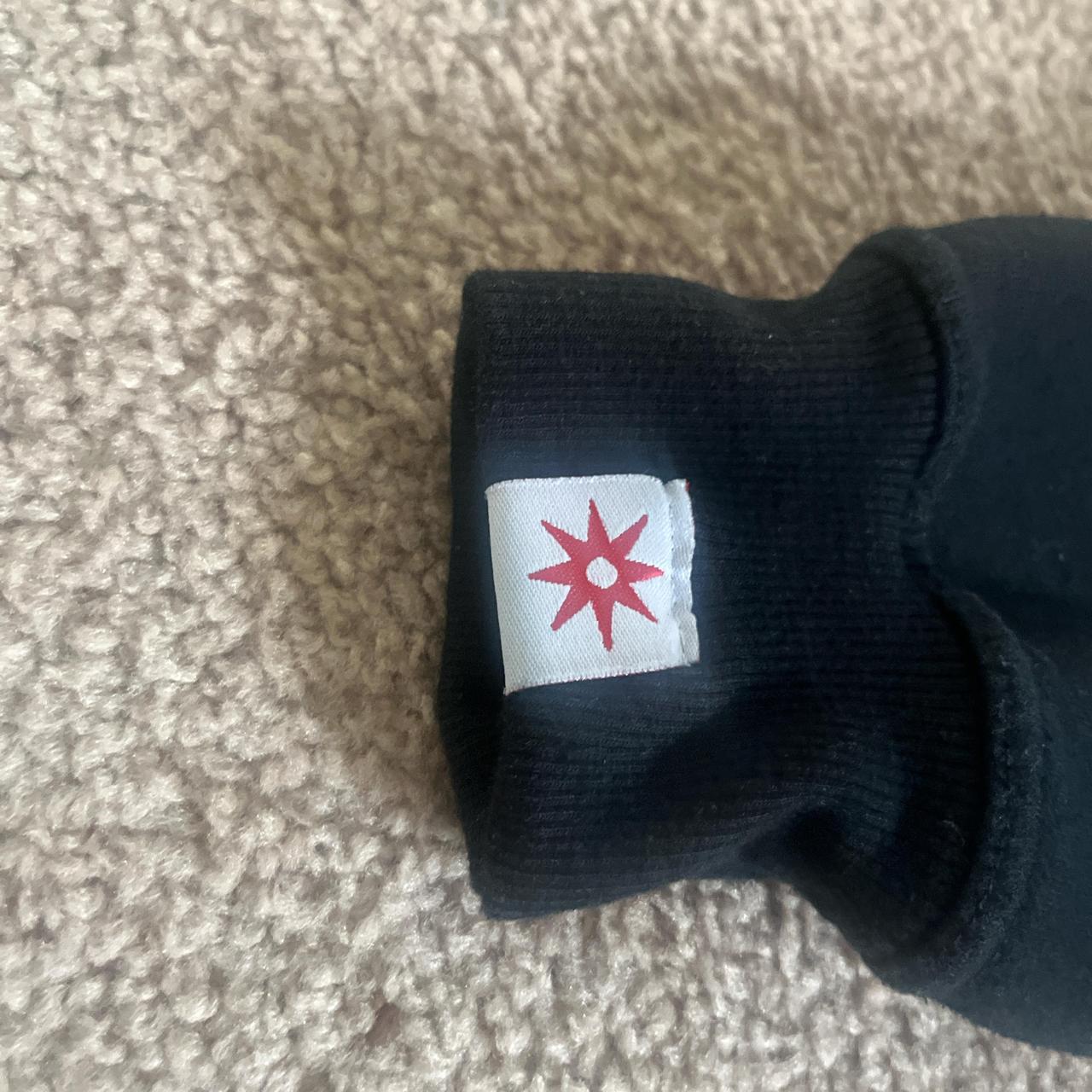 bslm tiktok brand hoodie fits small worn twice silk... - Depop