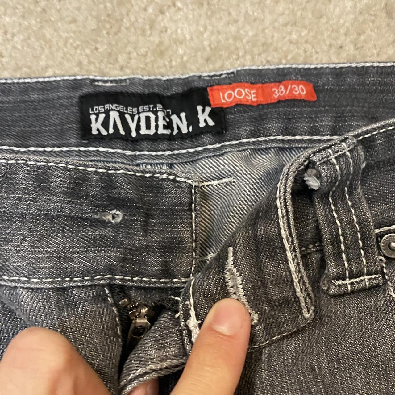 Y2k baggy skater grunge Kayden K jeans Similar to... - Depop
