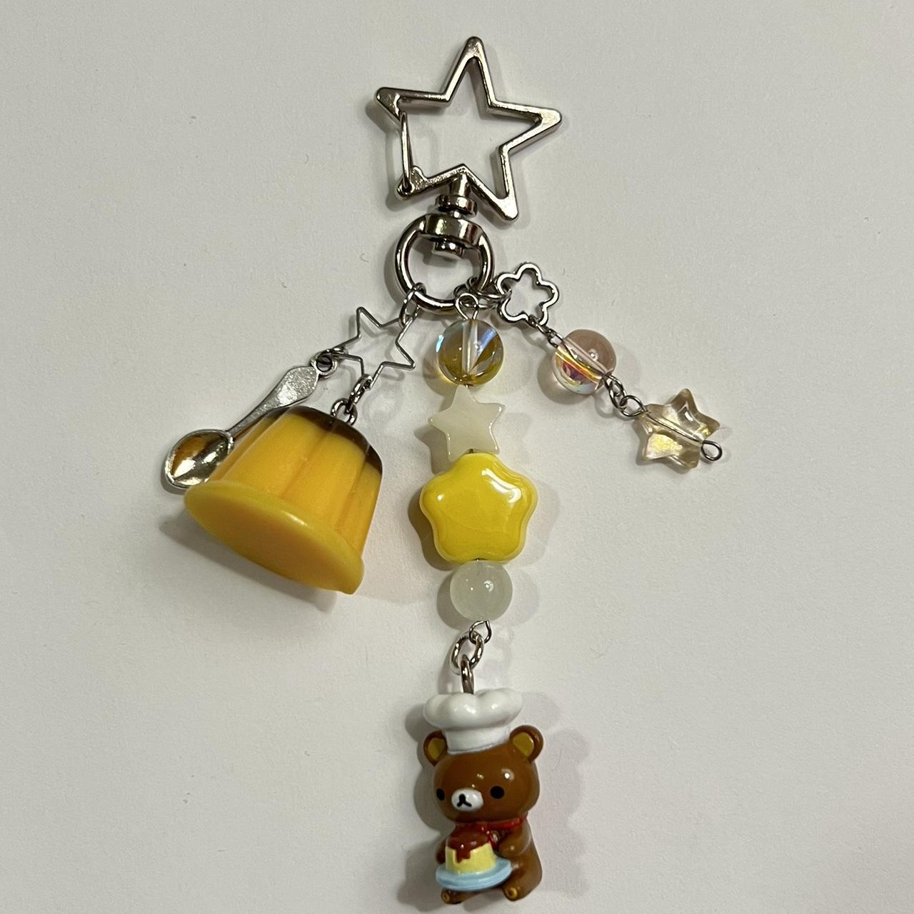 Rilakkuma Pudding Keychain ☆ ☆ Made with... - Depop