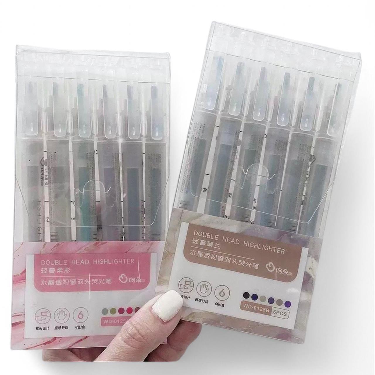 Basic 12 pack aesthetic highlighters I put cute... | Depop