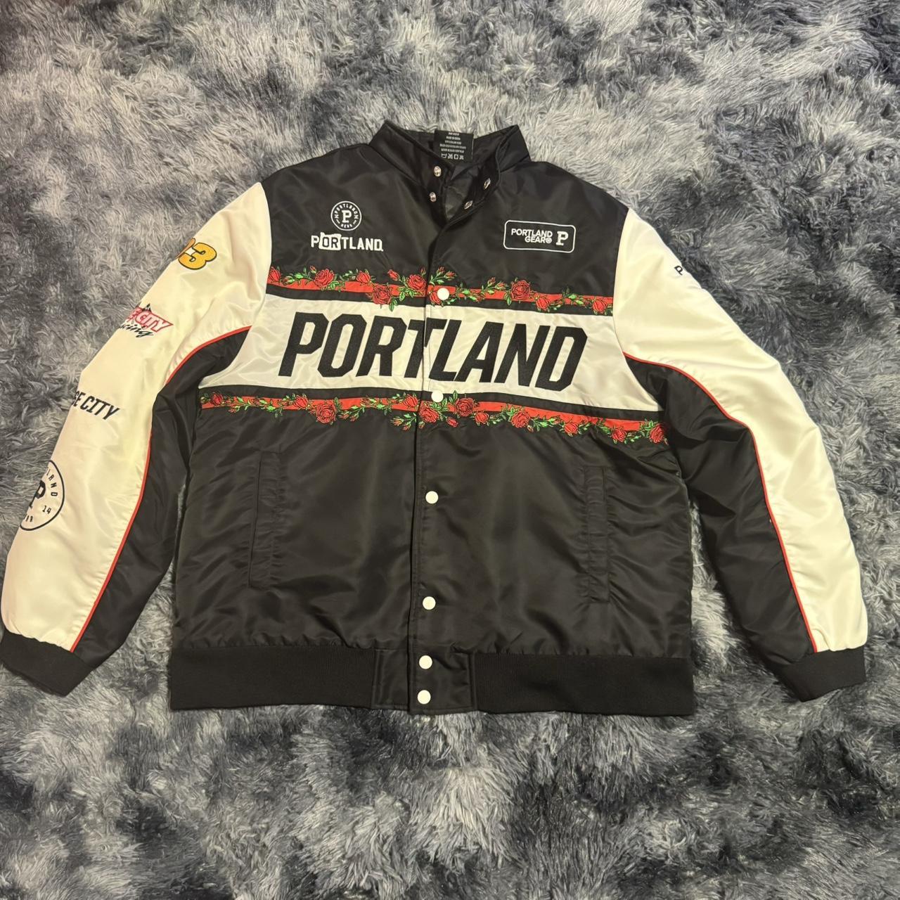 Portland Gear Leather Bomber Jacket *VERY RARE* only... | Depop
