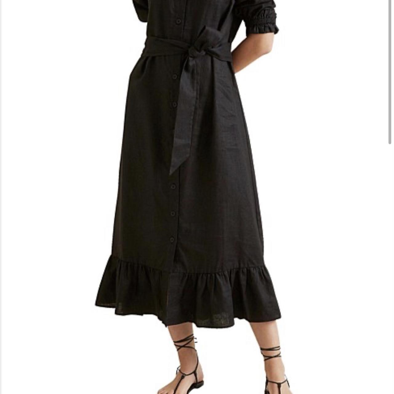 Seed linen off the shoulder dress size 6 never worn.... - Depop