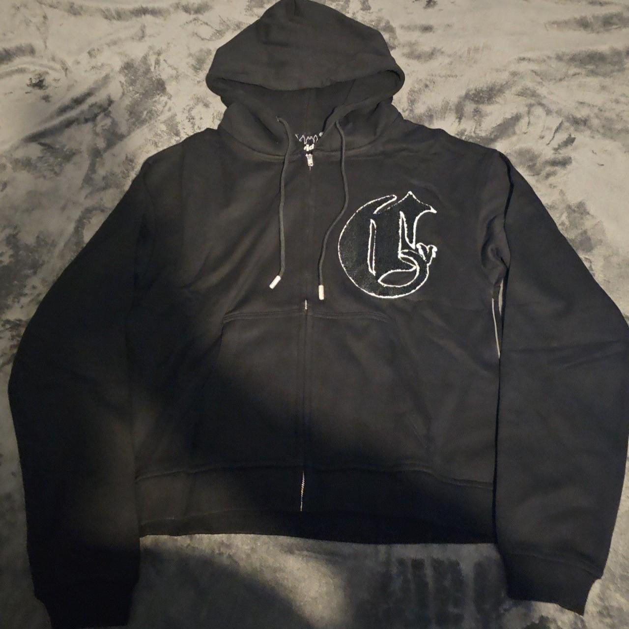 Corvidae C-LOGO ZIP-UP Jacket Black Size M Brand... - Depop