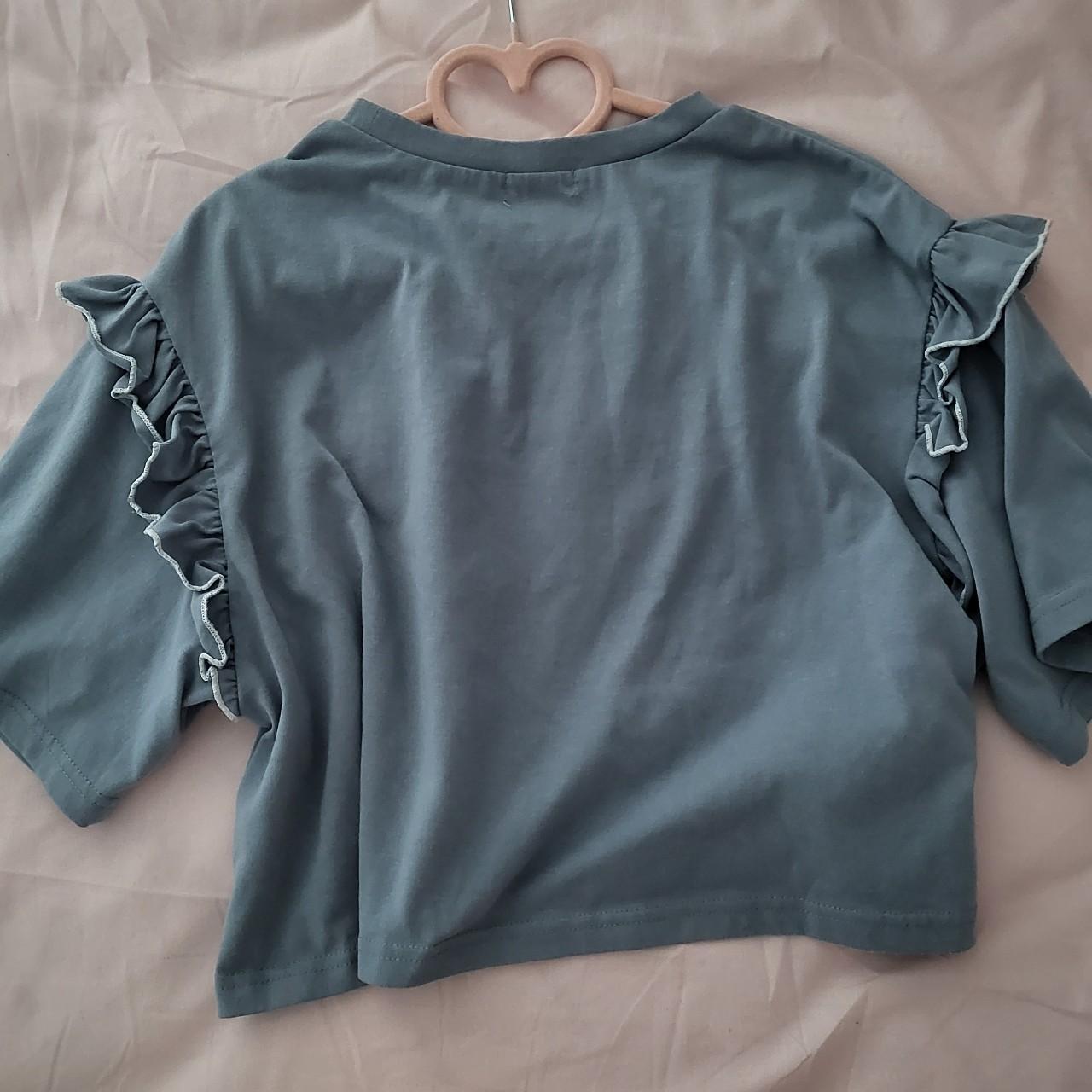 ʚ₍ᐢ. .ᐢ₎ɞ ♡• sanrio cinnamoroll ruffled crop top... - Depop