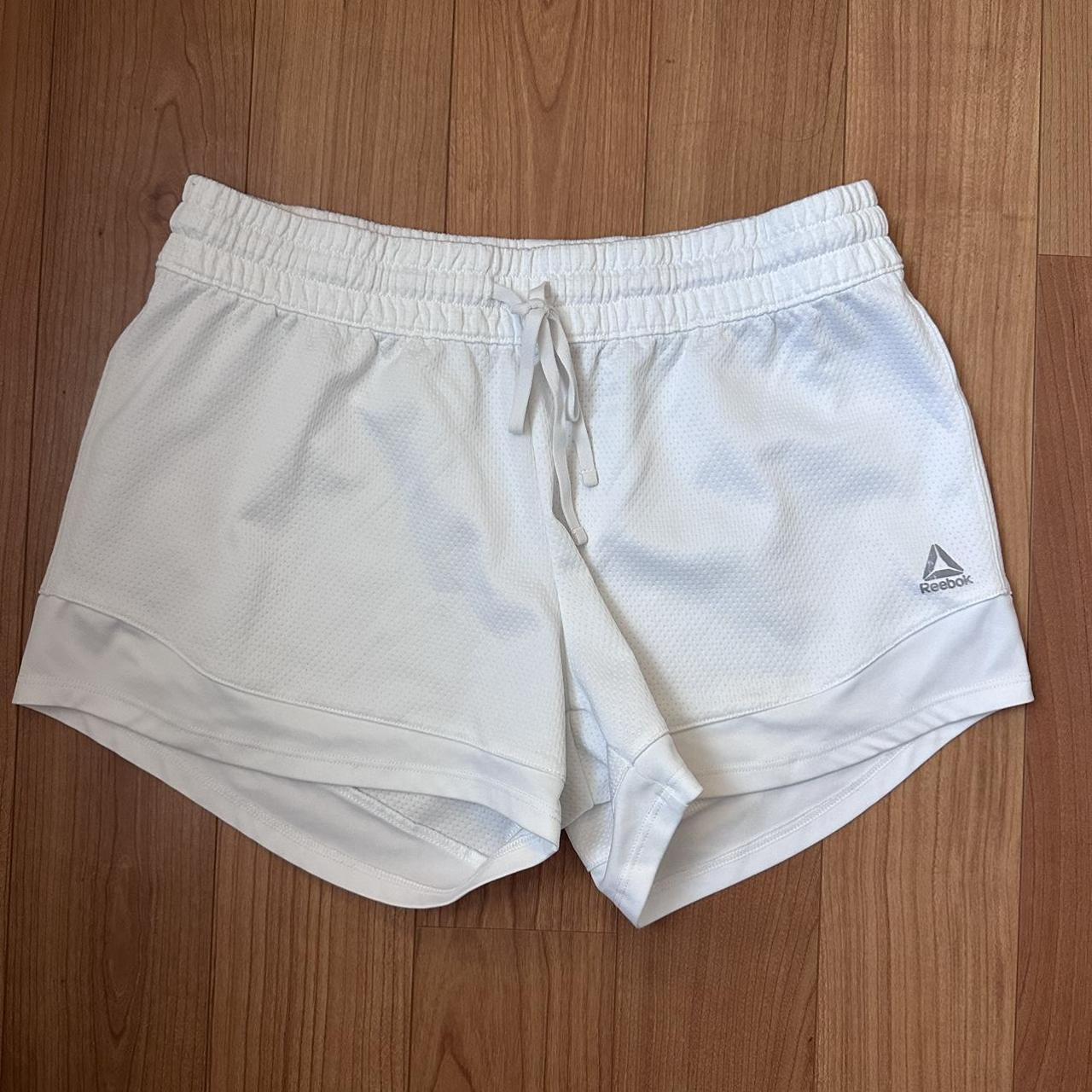 Reebok Women's White Shorts | Depop