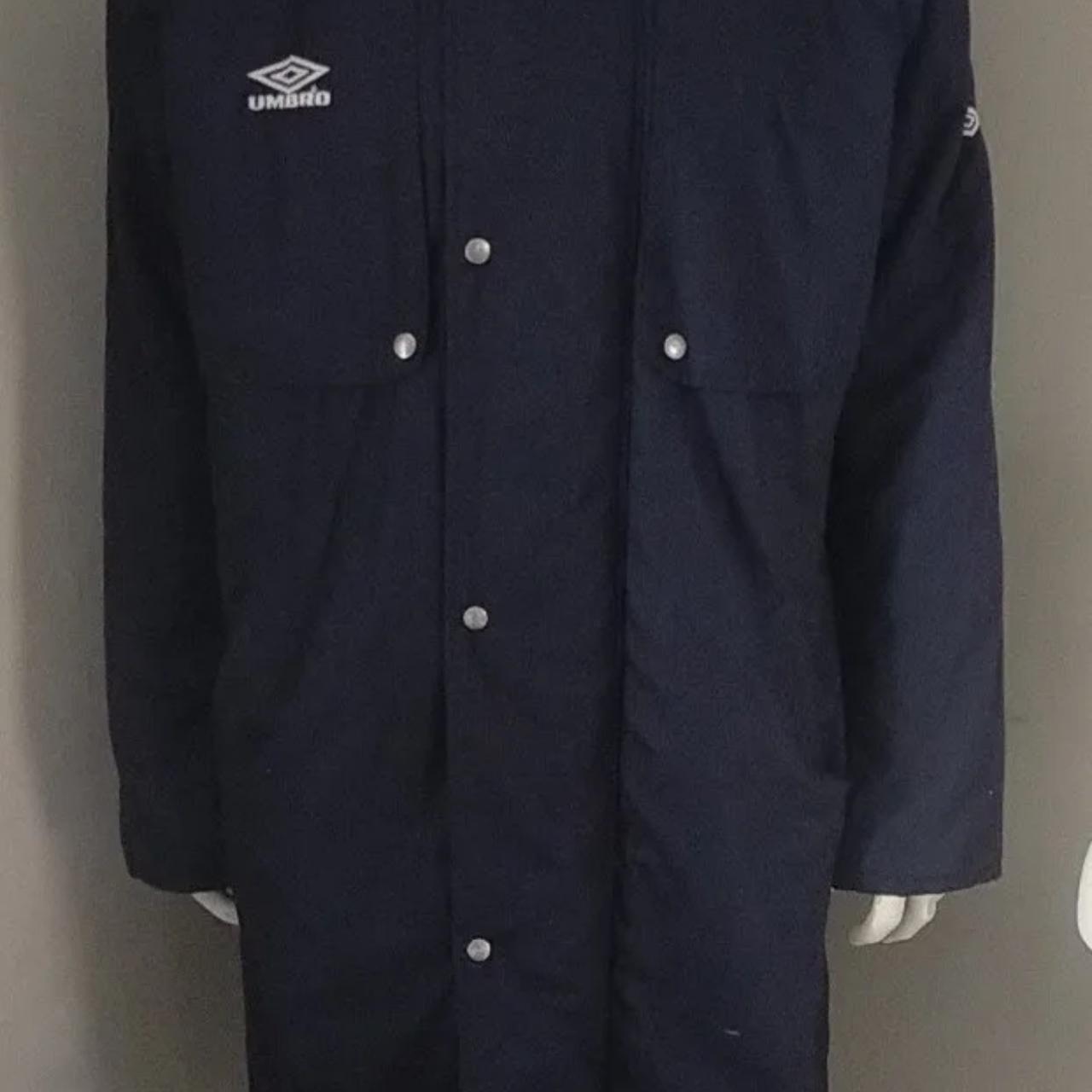 Vintage 90’s Umbro Foootball Managers Coat Full... - Depop