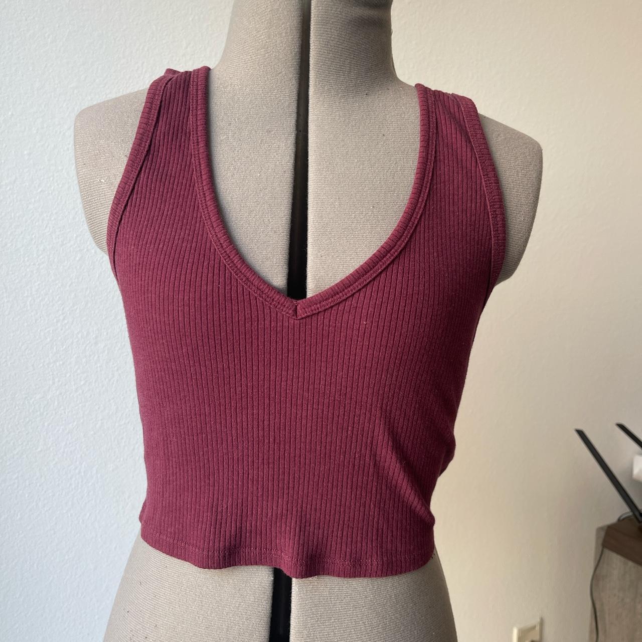 Garage maroon tank top - Depop