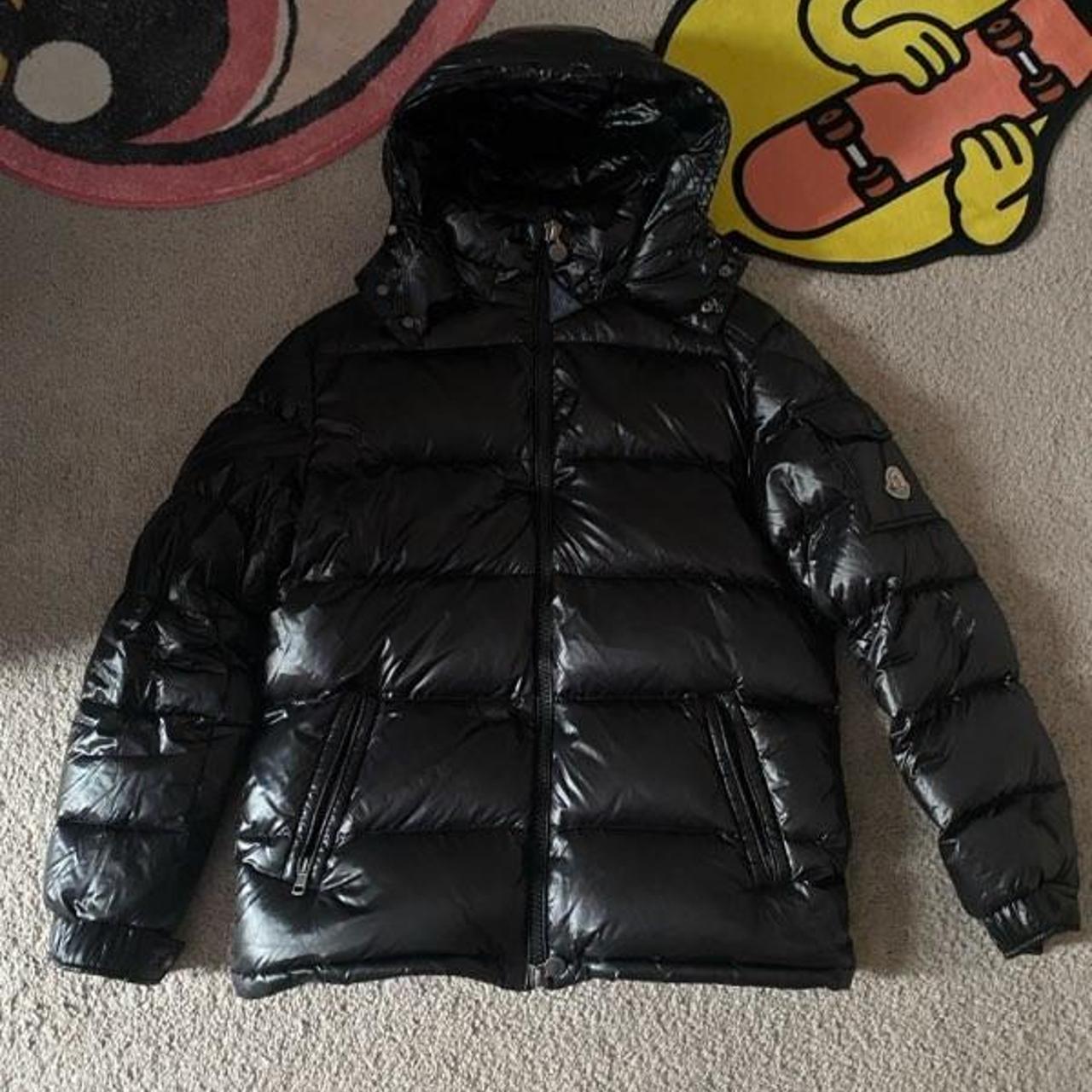 MONCLER MAYA COAT SIZE LARGE WORN 10x | Depop