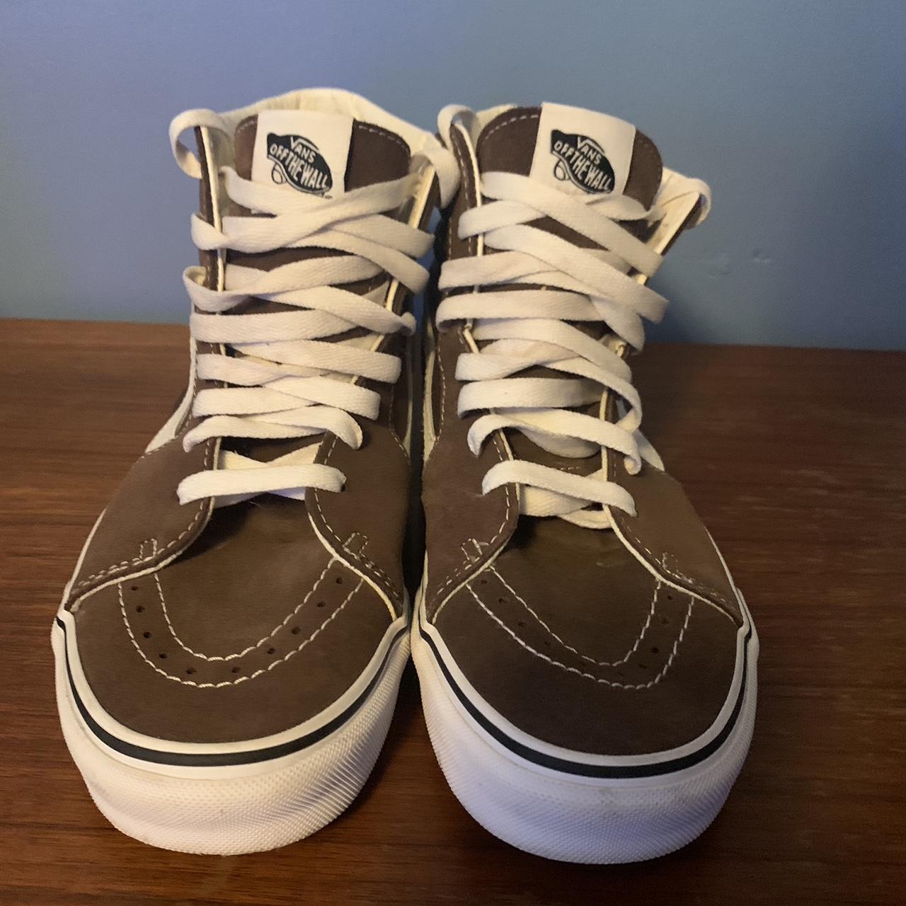 High top old school Vans Mens 8 1/2 - Depop
